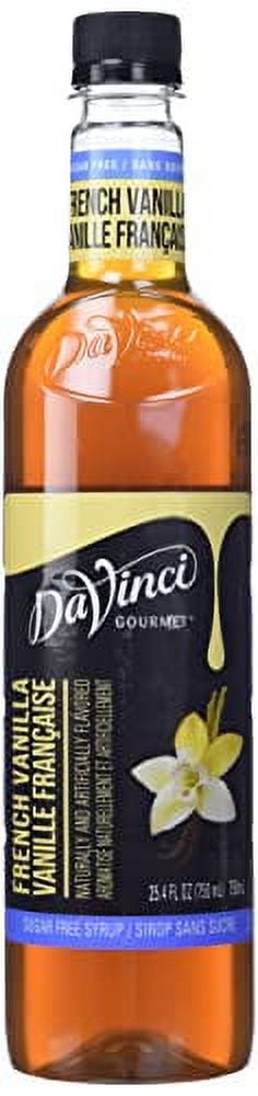 DaVinci Gourmet Sugar-Free French Vanilla Syrup, 25.4 Fluid Ounce (Pack ...