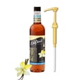 DaVinci Gourmet Sugar Free French Vanilla Syrup, 750ml Bottle + Gold ...