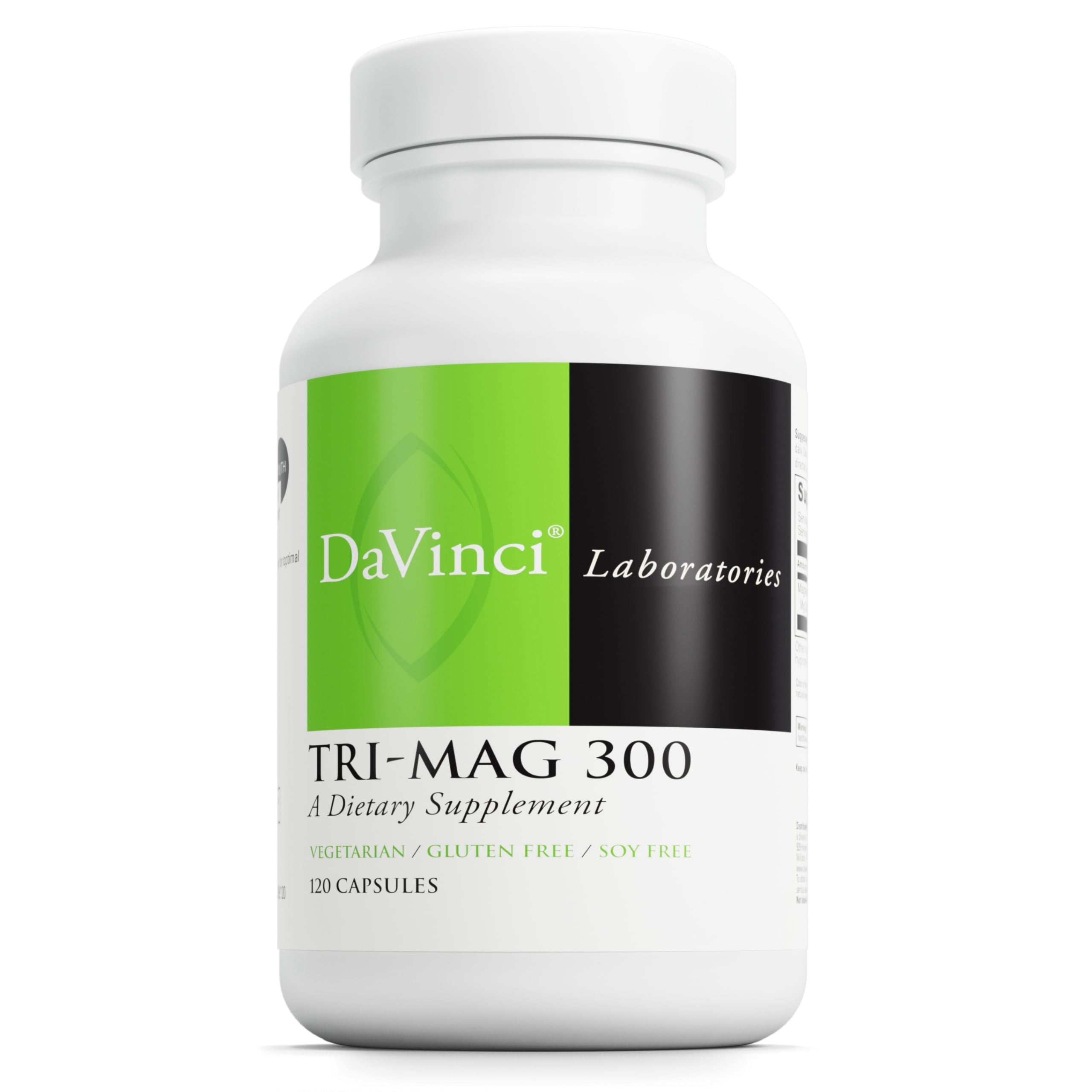 DaVinci Laboratories Tri-Mag 300 - Chelated Magnesium for Bone Health ...