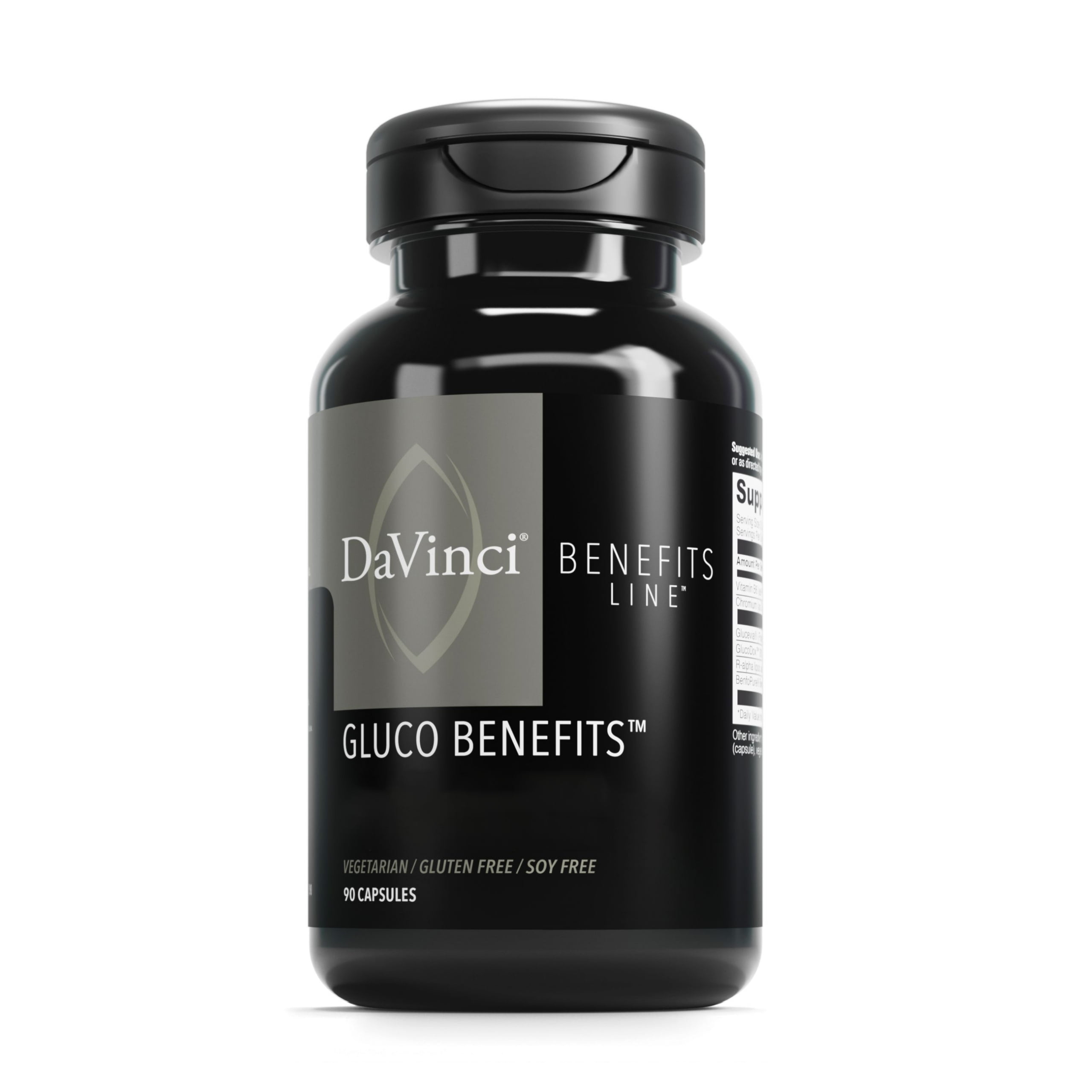 DaVinci Labs Gluco Benefits - Support Glucose Levels, Brain Health ...