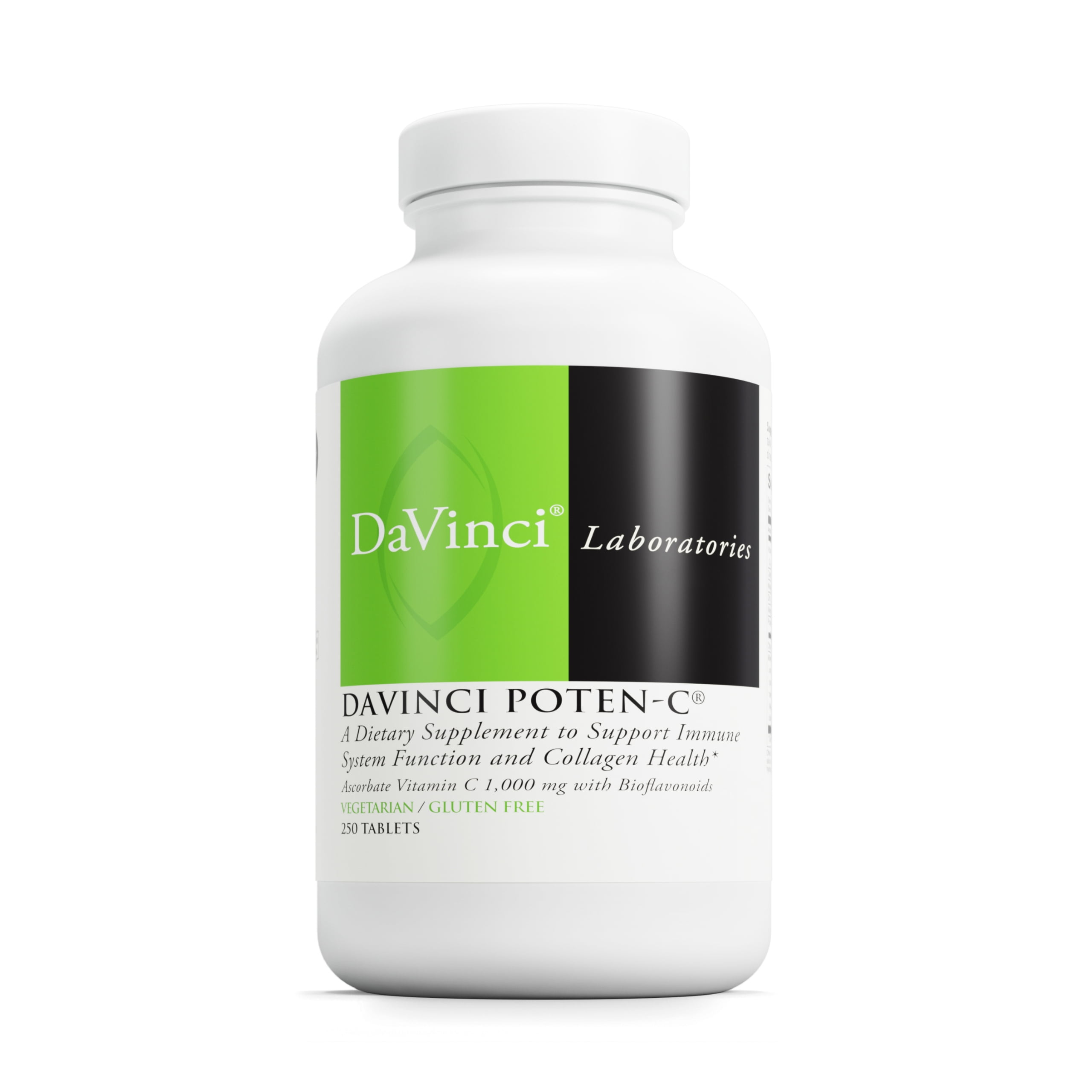 DaVinci Labs Poten-C - Support Immune Health* & Collagen Production - 250 Tablets - Walmart.com