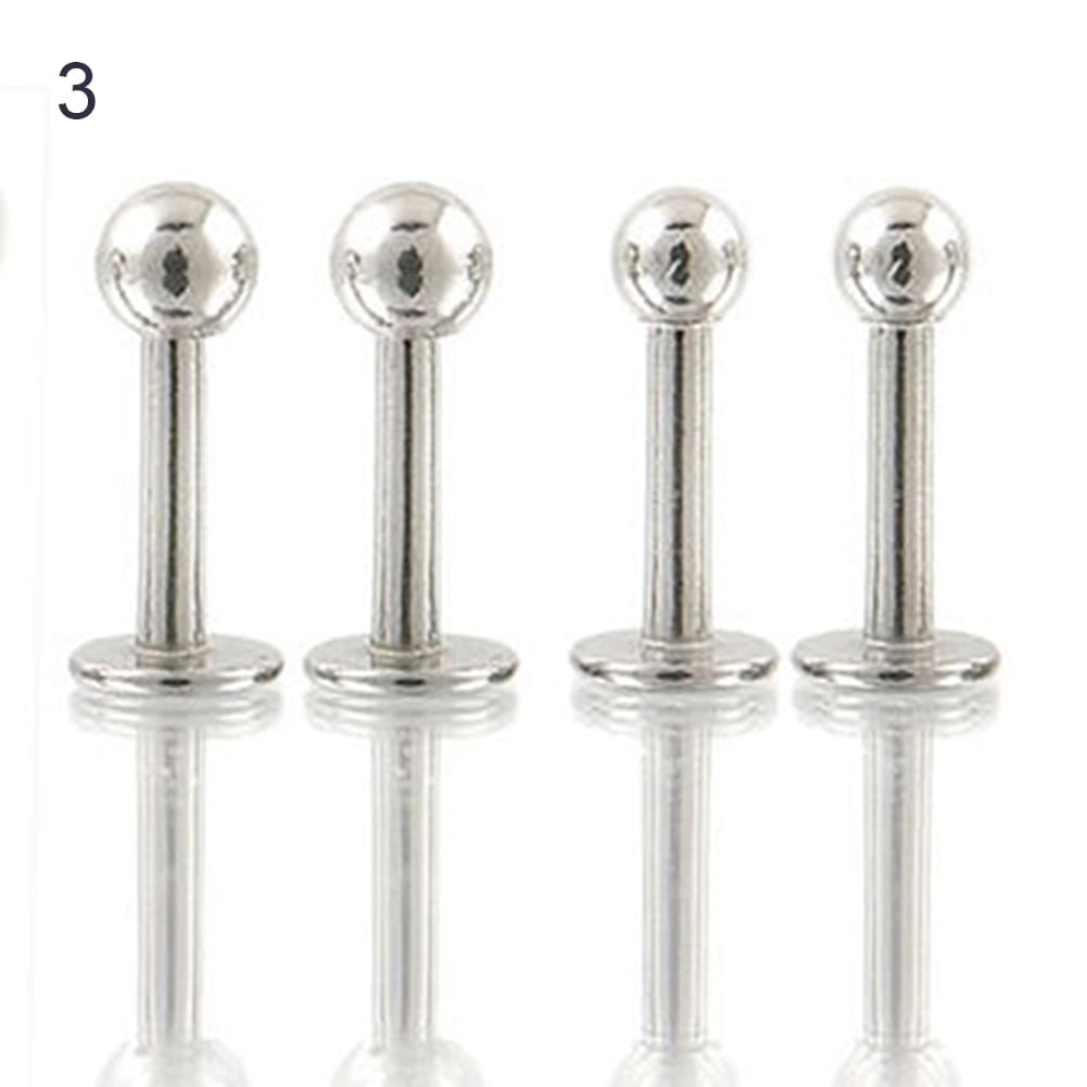 DaXi Women Punk Steel Barbell Ear Cartilage Helix Tragus Stud Earring ...