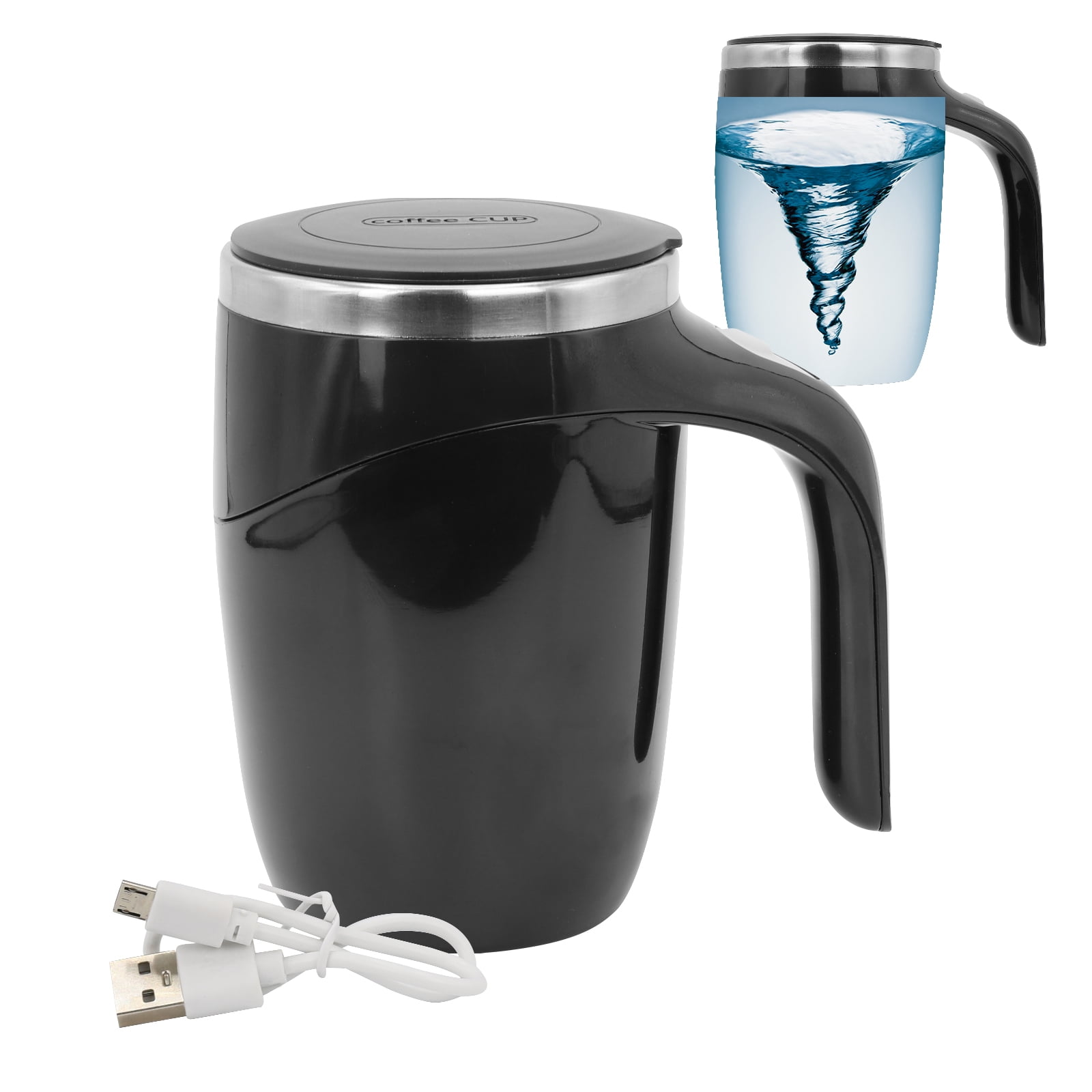 DaaSiGwaa Self Stirring Mug - Rechargeable Automatic Magnetic Electric ...