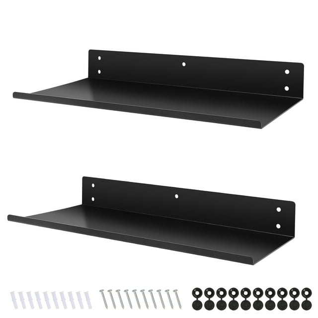 Daanxw Multi-Functional Steel Shelf, Black, 16 in x 7 in - Walmart.com