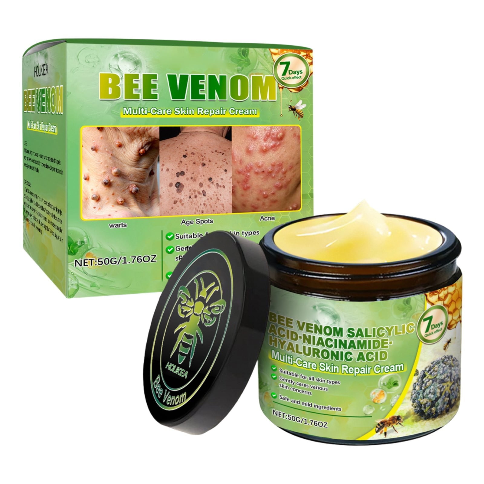 Daasry Gold Rapid Action Bee Venom Cream For Wrinkle Reduction And Skin ...