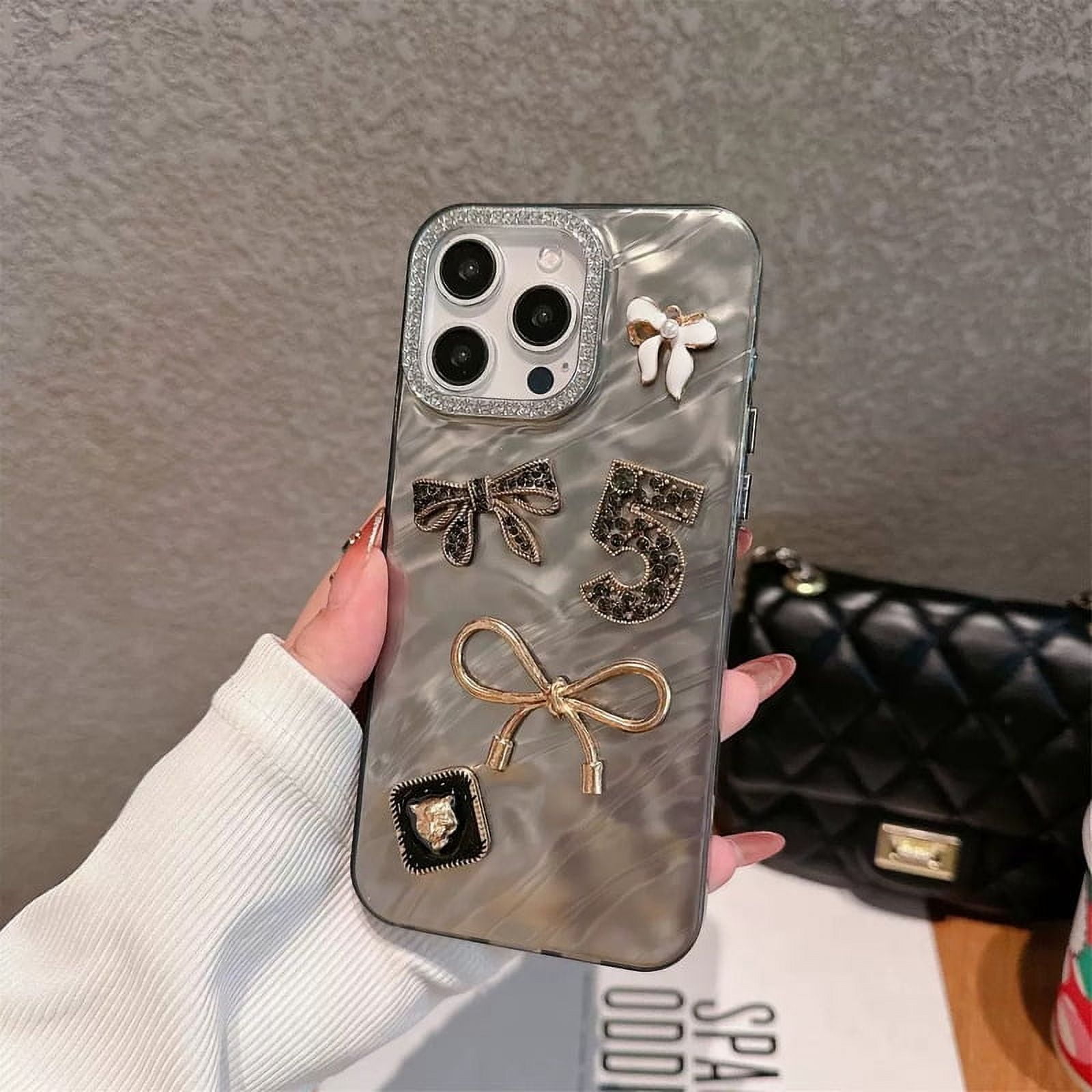 Daatumm Stylish Textured Ripple Phone Case for Smartphones, Sleek Finish for iPhone 11/12/13/14 ...