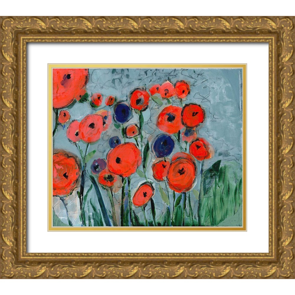 Daavettila, Tara 17x15 Gold Ornate Wood Framed with Double Matting ...
