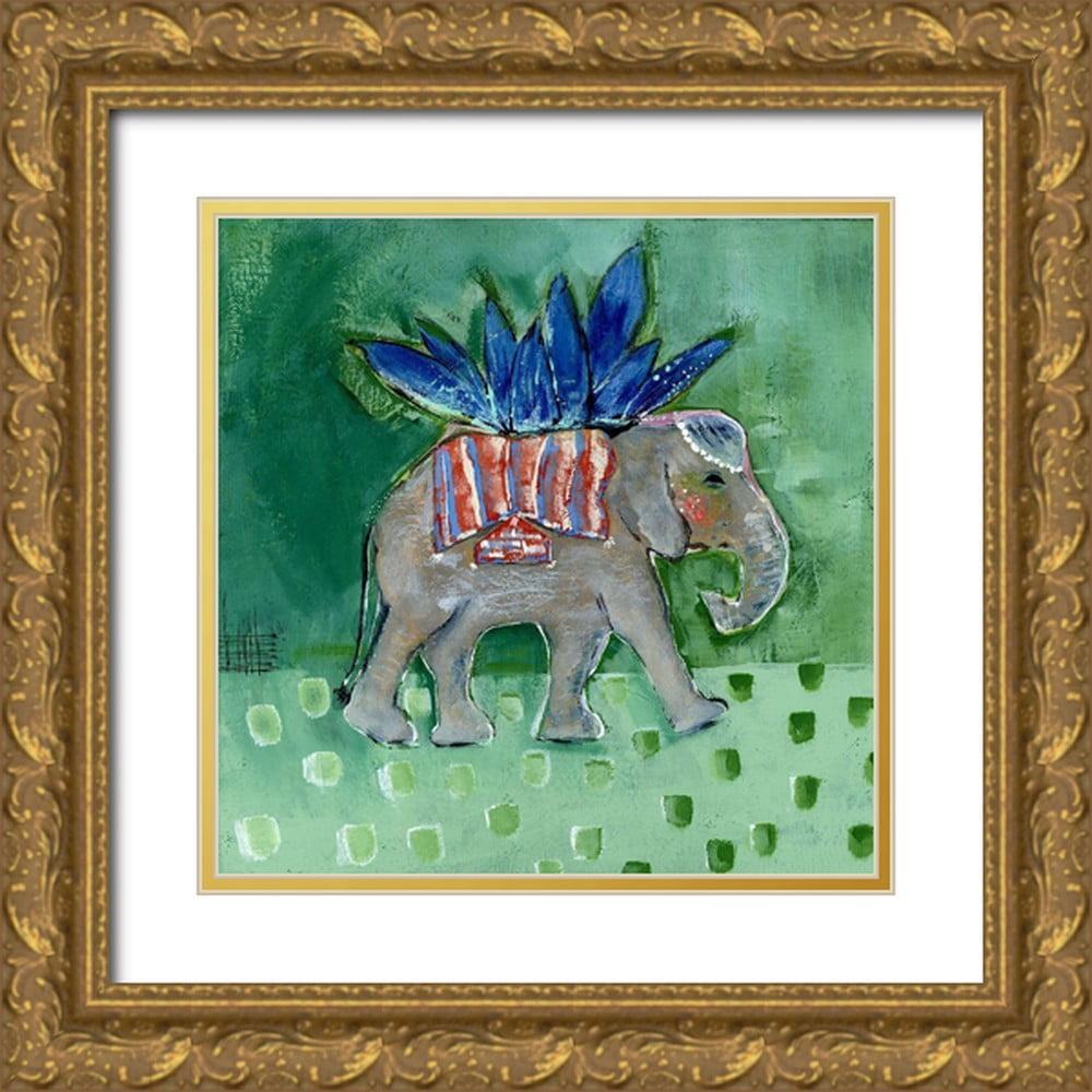 Daavettila, Tara 26x26 Gold Ornate Wood Framed with Double Matting ...