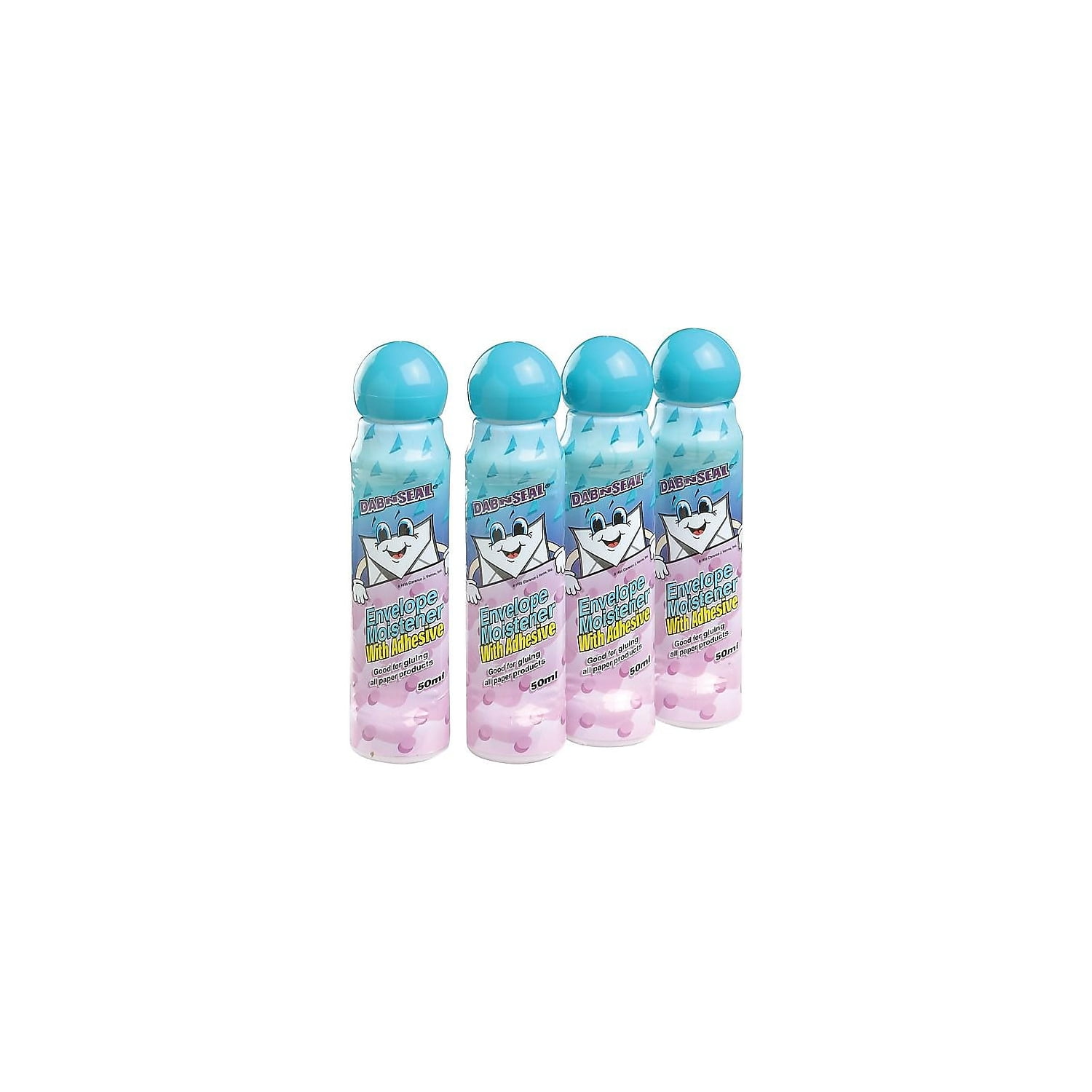 Dab 'N Seal Envelope Sealer, Moistener Pens with Adhesive, 1.69 Oz, 4 ...