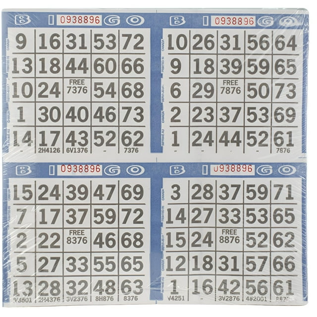 "Dab'N Stic Bingo Game Sheets, 8"" X 8"", 125/Pkg, Multicolored Cards ...