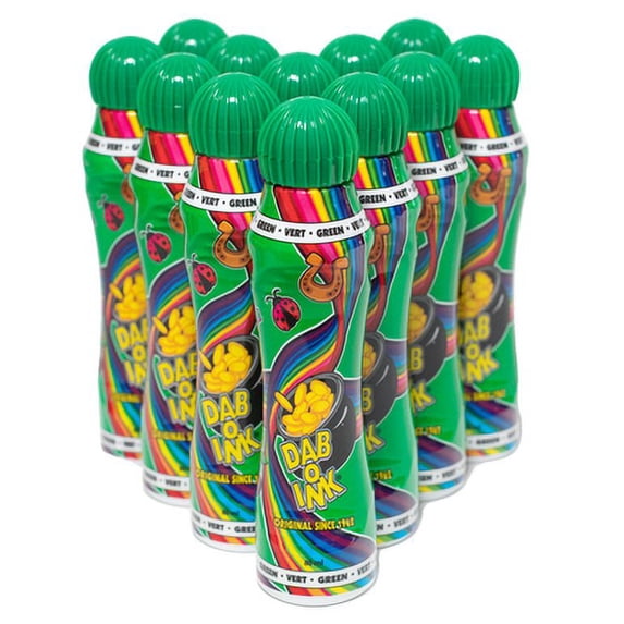 Jackpot Bingo Supplies, Bingo Daubers, 12 Pack, Green 3 oz - Walmart.com