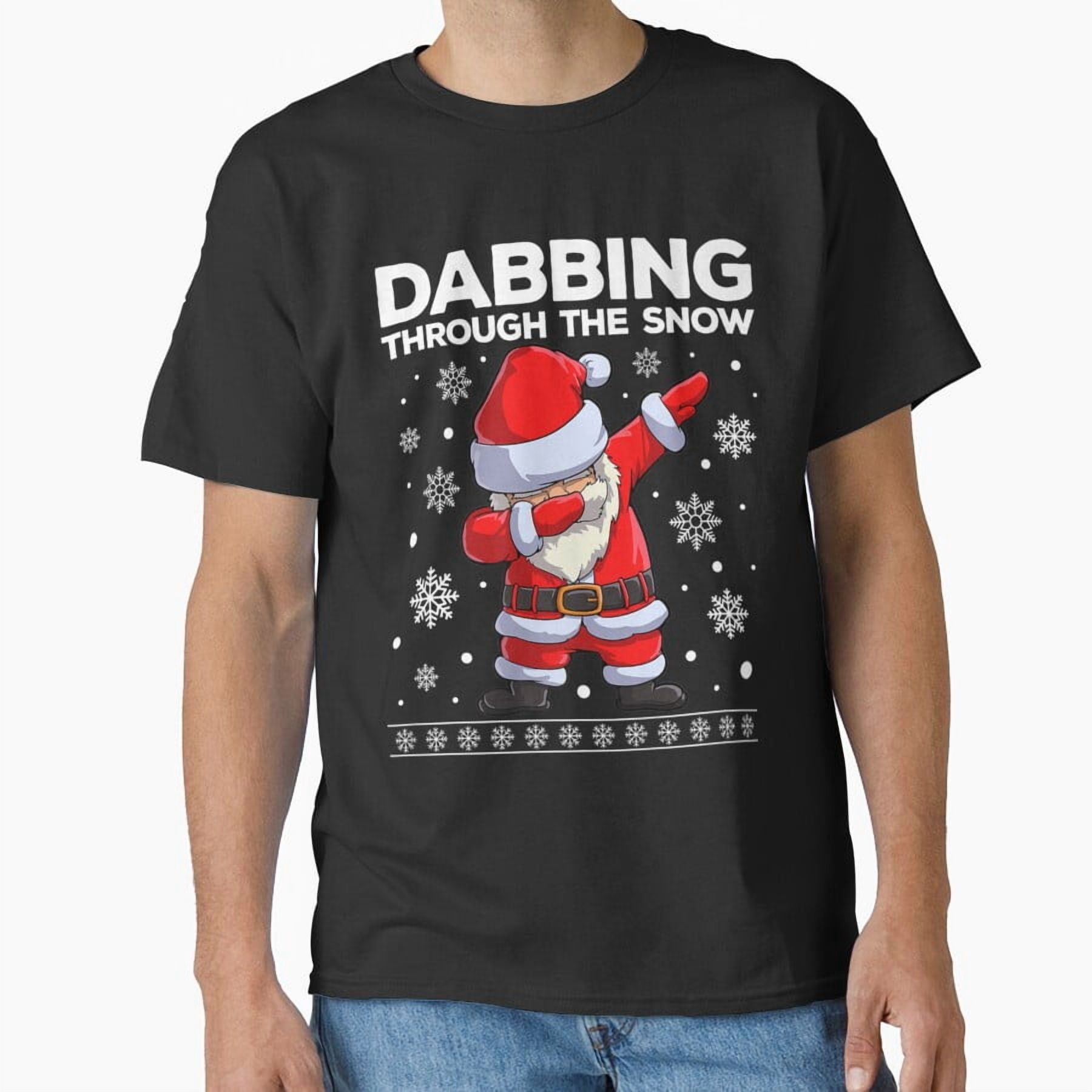 Dab Through Snow Kids Team Brings Festive Christmas Winter Joy Unisex T ...