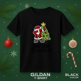 Dabbin Around The Christmas Tree Funny Holiday Retro Dance Move Unisex ...