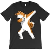 Dabbing Akita Inu Dab Dance Funny Dog Pet Lover Graphic Novelty H35878 ...
