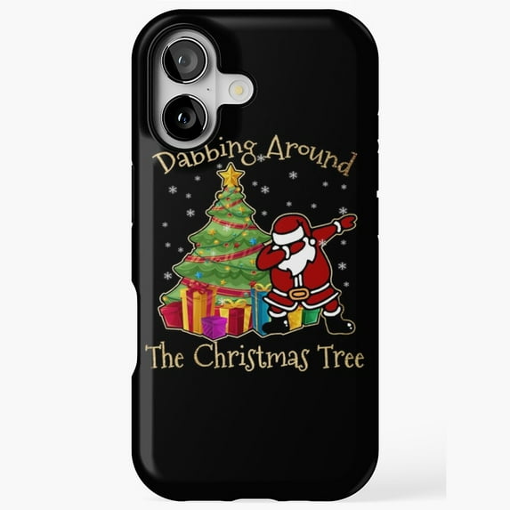 Dabbing Around the Christmas Tree Funny Gift Box Case with iPhone 17 to ...
