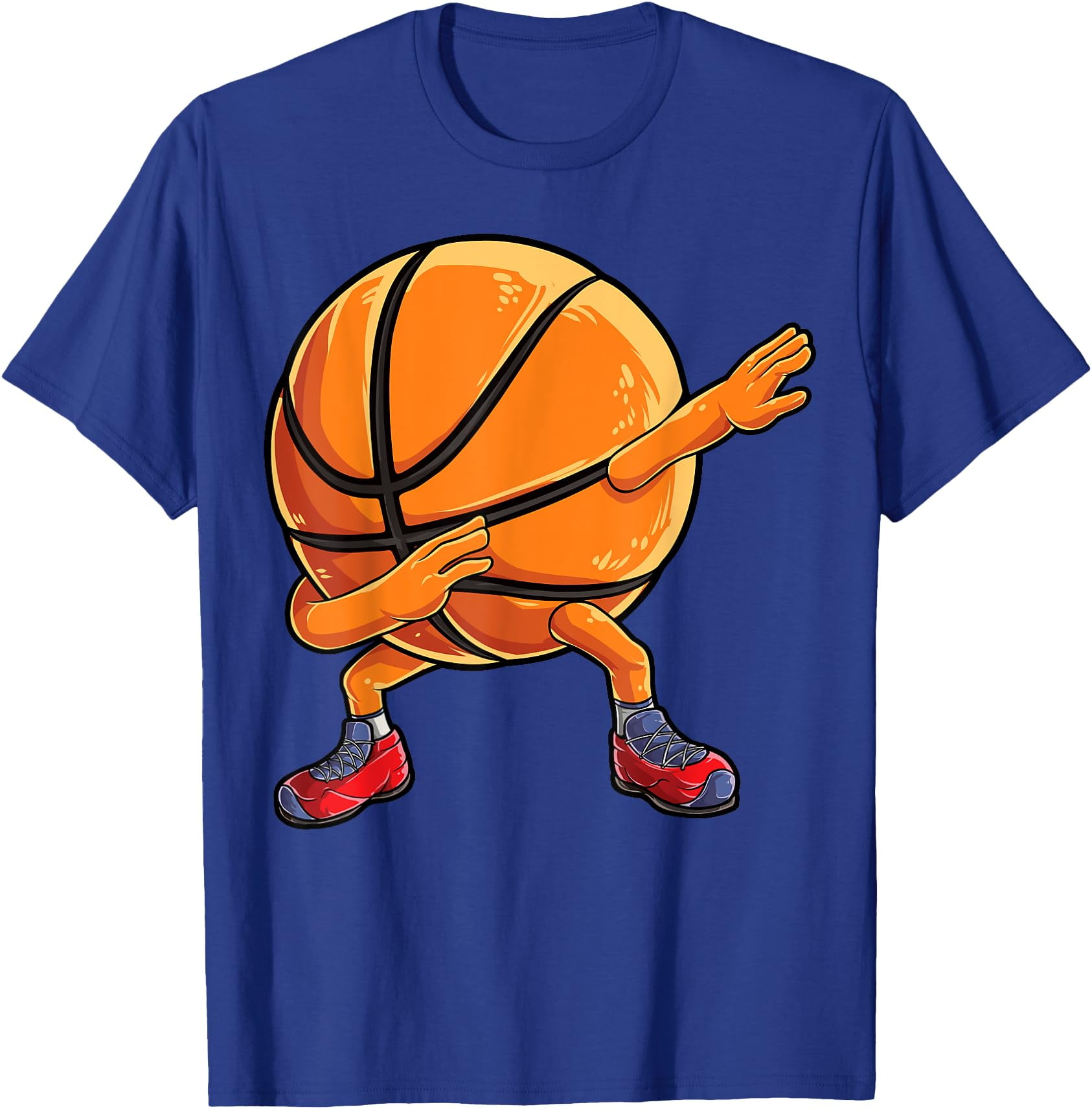 Dabbing Basketball Ball Funny Sports Player Dab Softstyle T-Shirt for ...