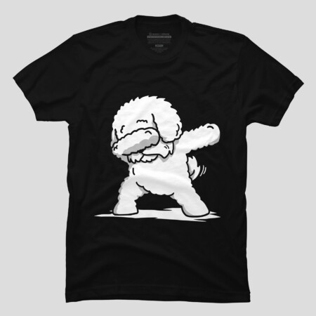 Dabbing Bichon Frise Funny Dog Dab Dance Move T-shirt M2981297, Up to ...