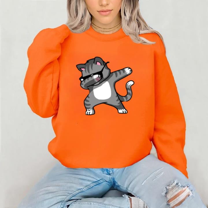 Dabbing Cat Funny Dab Hip Hop Kitten Dance Move Style Sweatshirt ...