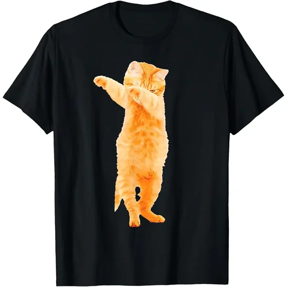 Dabbing Cat Kitten Fun Dab Dance Kitty Fun Gift T-Shirt - Walmart.com