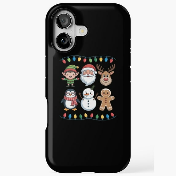 Dabbing Christmas Grandpa Protective Case for iPhone 11 12 13 14 15 16 ...