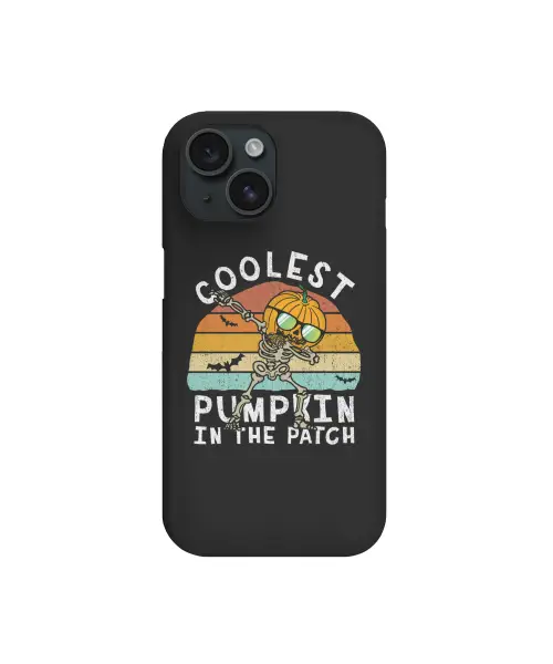 Dabbing Coolest Pumpkin in the Patch Phone Case for iPhone 16 15 14 13 ...
