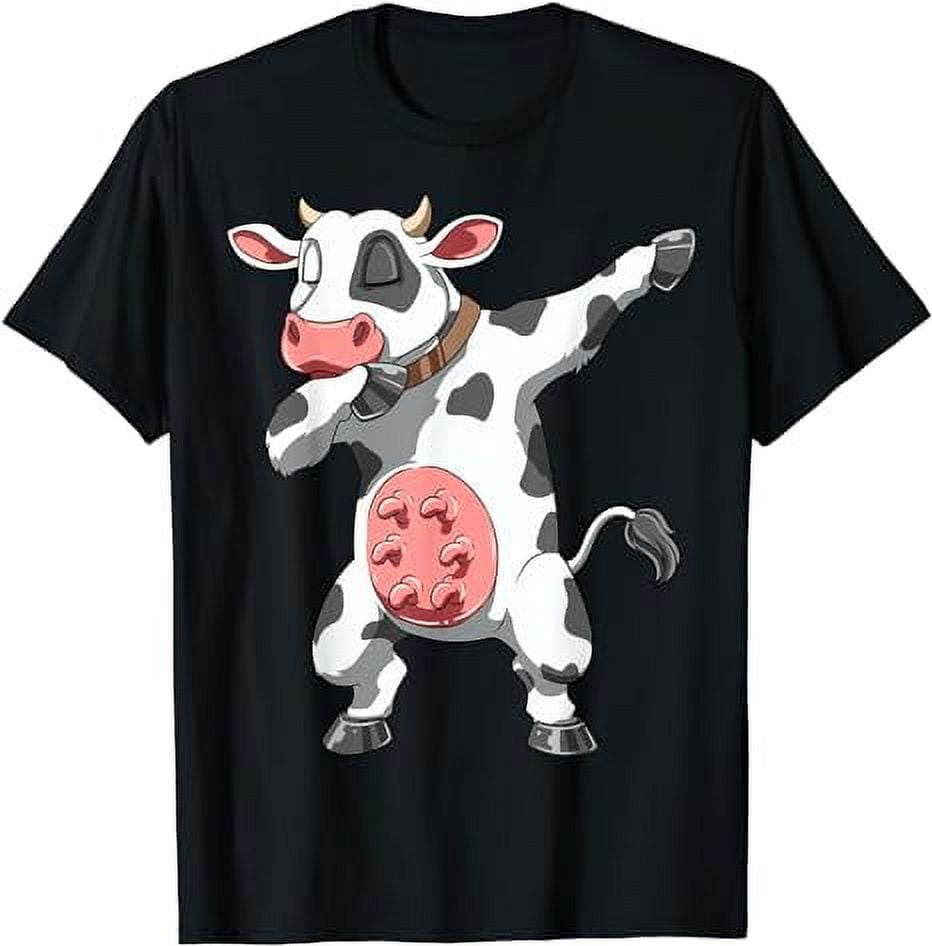 Dabbing Cow Dab Cow Dancing Cow Farm Birthday Party T-Shirt - Walmart.com