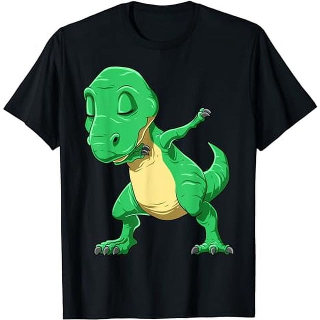 Dabbing Dinosaur Dab Dinosaur Dancing T-Rex Birthday Party T-Shirt ...