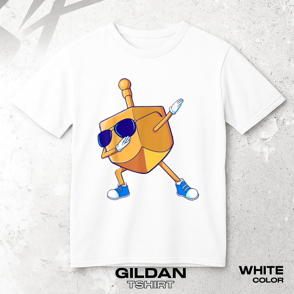 Dabbing Dreidel Funny Hanukkah Dancing Chanukah Jewish Kids Unisex T ...