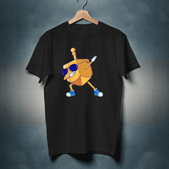 Dabbing Dreidel Funny Hanukkah Dancing Chanukah Kids Girls Boys Gift ...