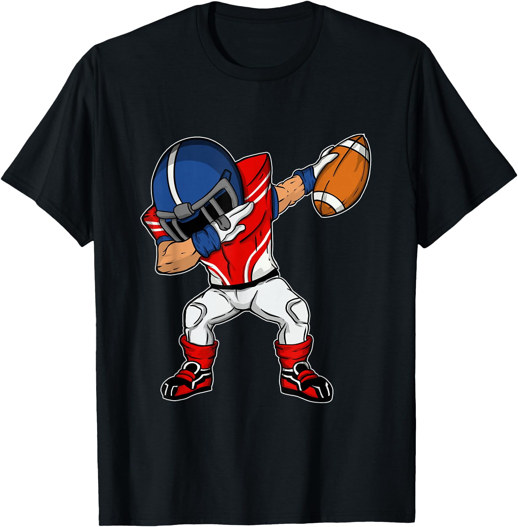 Dabbing Football Player - American Football Season Dab Dance T-Shirt ...