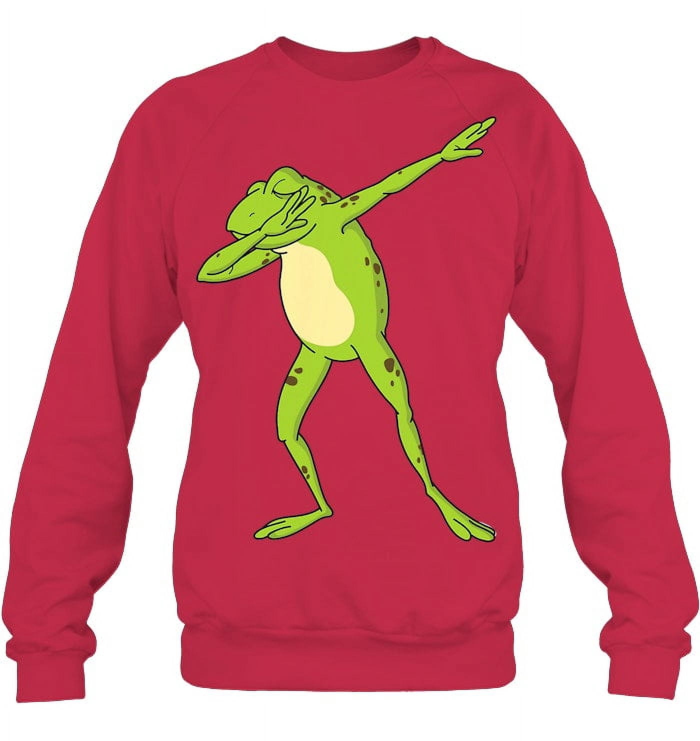 Dabbing Frog For Boys Girls Funny Animal Dance Gift Frog Sweatshirt Up ...