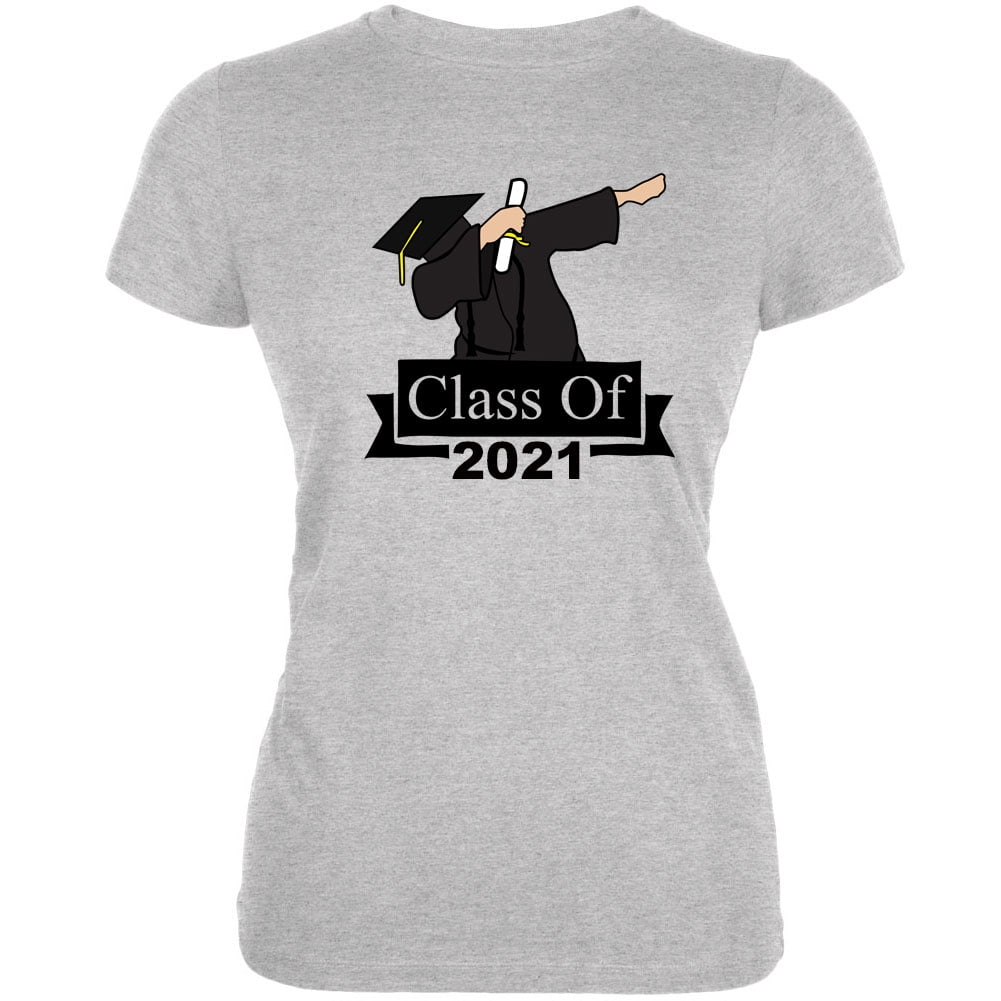 Dabbing Graduate Class of 2021 Juniors Soft T Shirt - Walmart.com