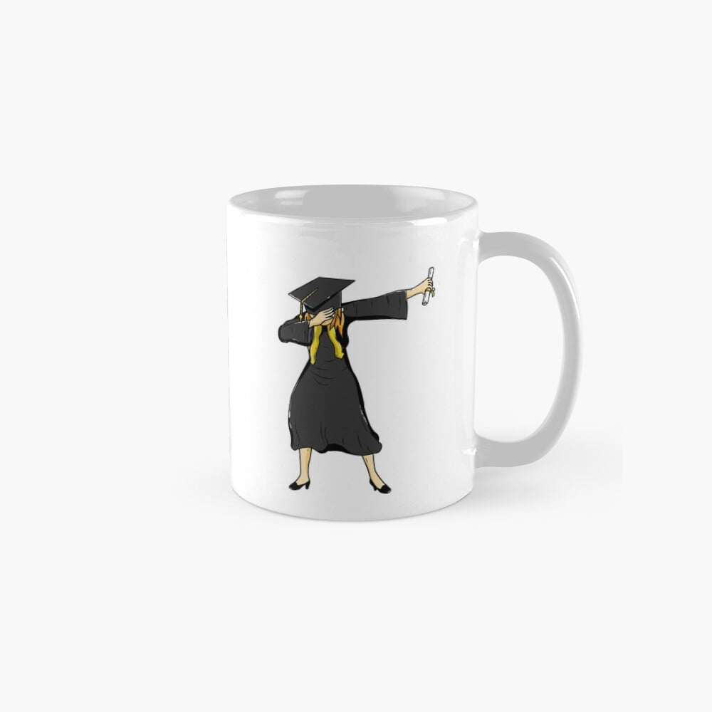 Dabbing Graduate Girl Shirt Class of 2018 Graduation Gear Classic Mug ...