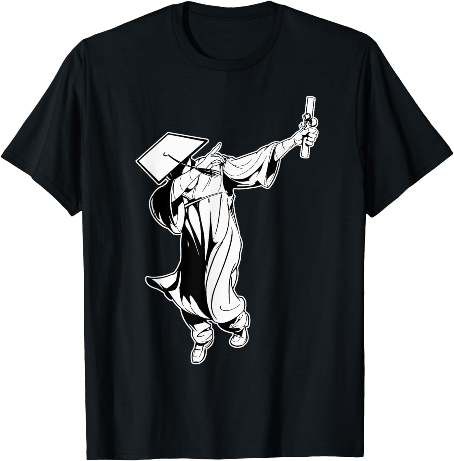 Dabbing Graduation Class Of 2024 Gift Men Funny Graduation T-Shirt ...