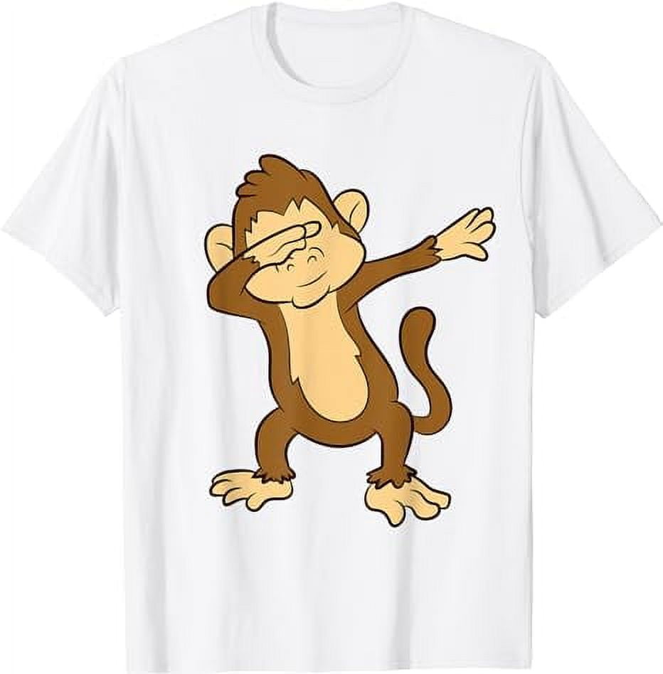 Dabbing Monkey Cute Monkey Dab Love Monkeys T-Shirt - Walmart.com