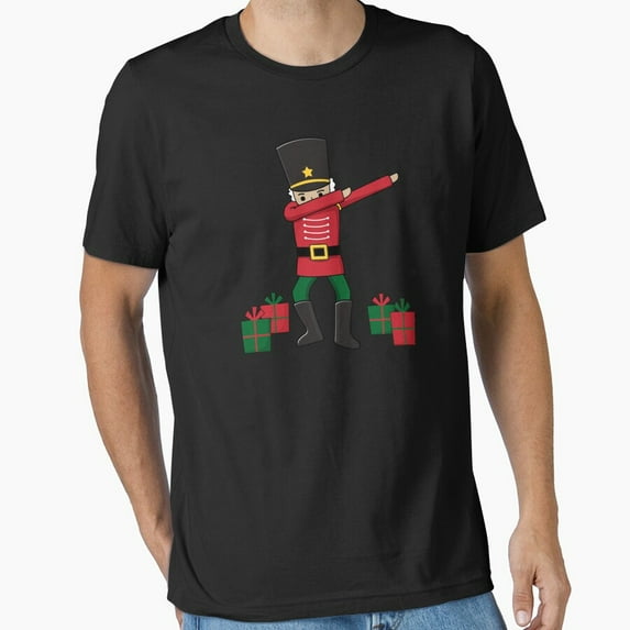 Dabbing Nutcracker Holiday Dab Dance Funny Christmas Gear Unisex T ...