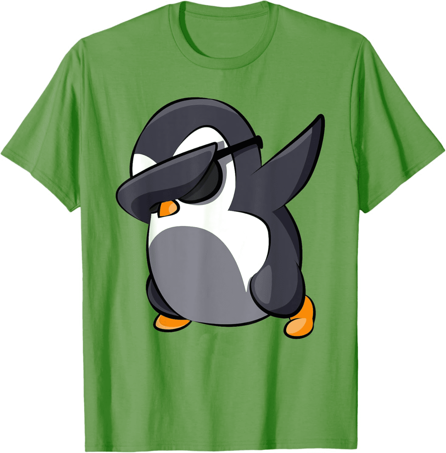 Dabbing Penguin Chubby Bird Softstyle Unisex T-Shirt,Lime Color,Size XL ...