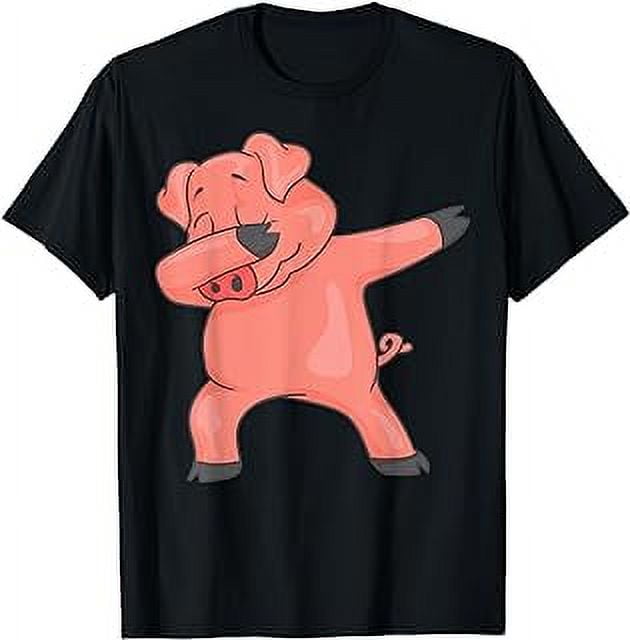 Dabbing Pig | Cute Piggy Lovers Funny Farmer Dab Pork Gift T-Shirt ...
