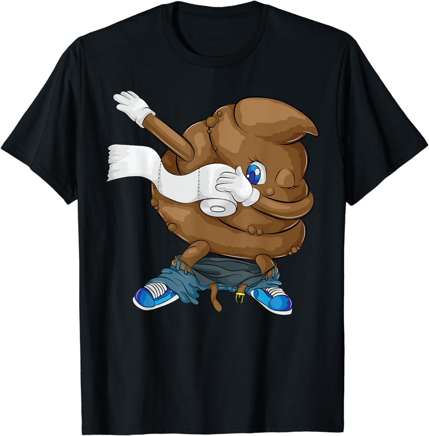 Dabbing Poop | Cool Friendly Funny Pooping Gift T-Shirt - Walmart.com
