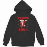 Dabbing Santa Six Seven Bruh Funny Christmas Meme Holiday Gen Z Slang ...