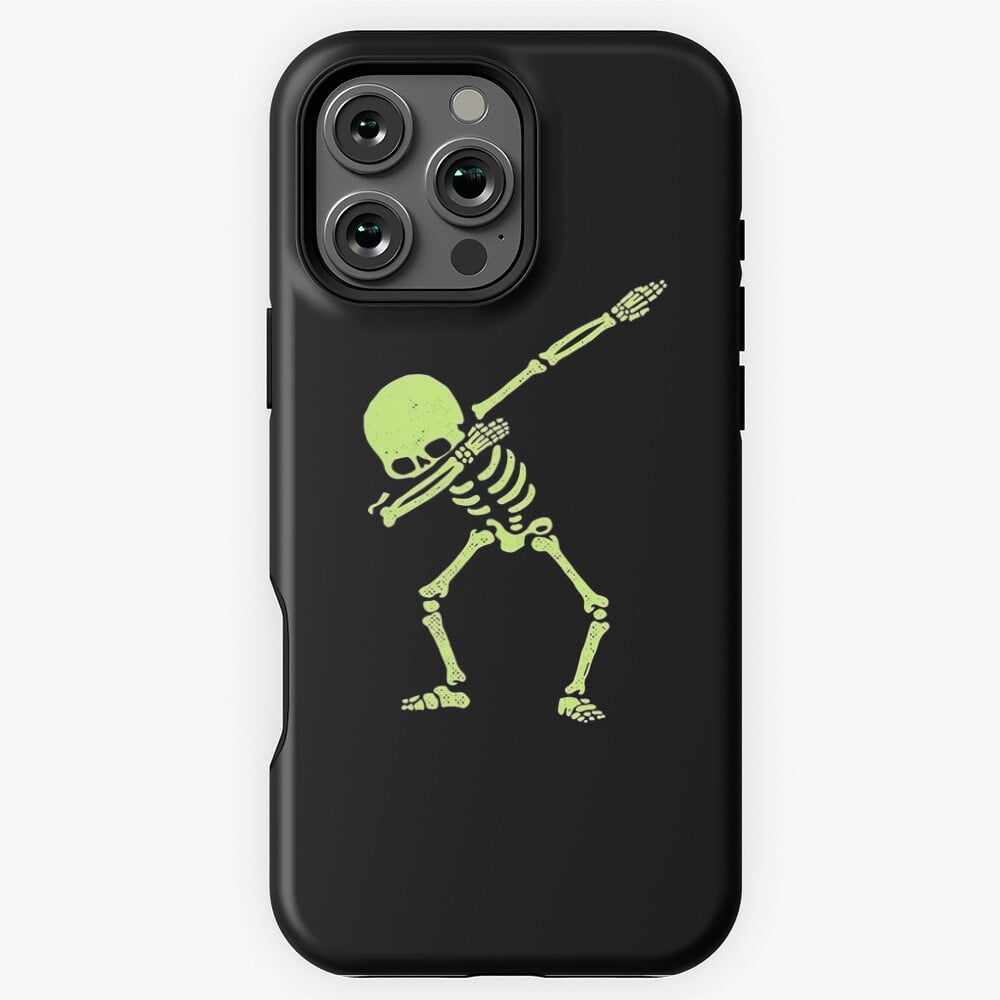 Dabbing Skeleton Dab Hip Hop Skeleton Dabbin Glow Effect Phone Case for ...