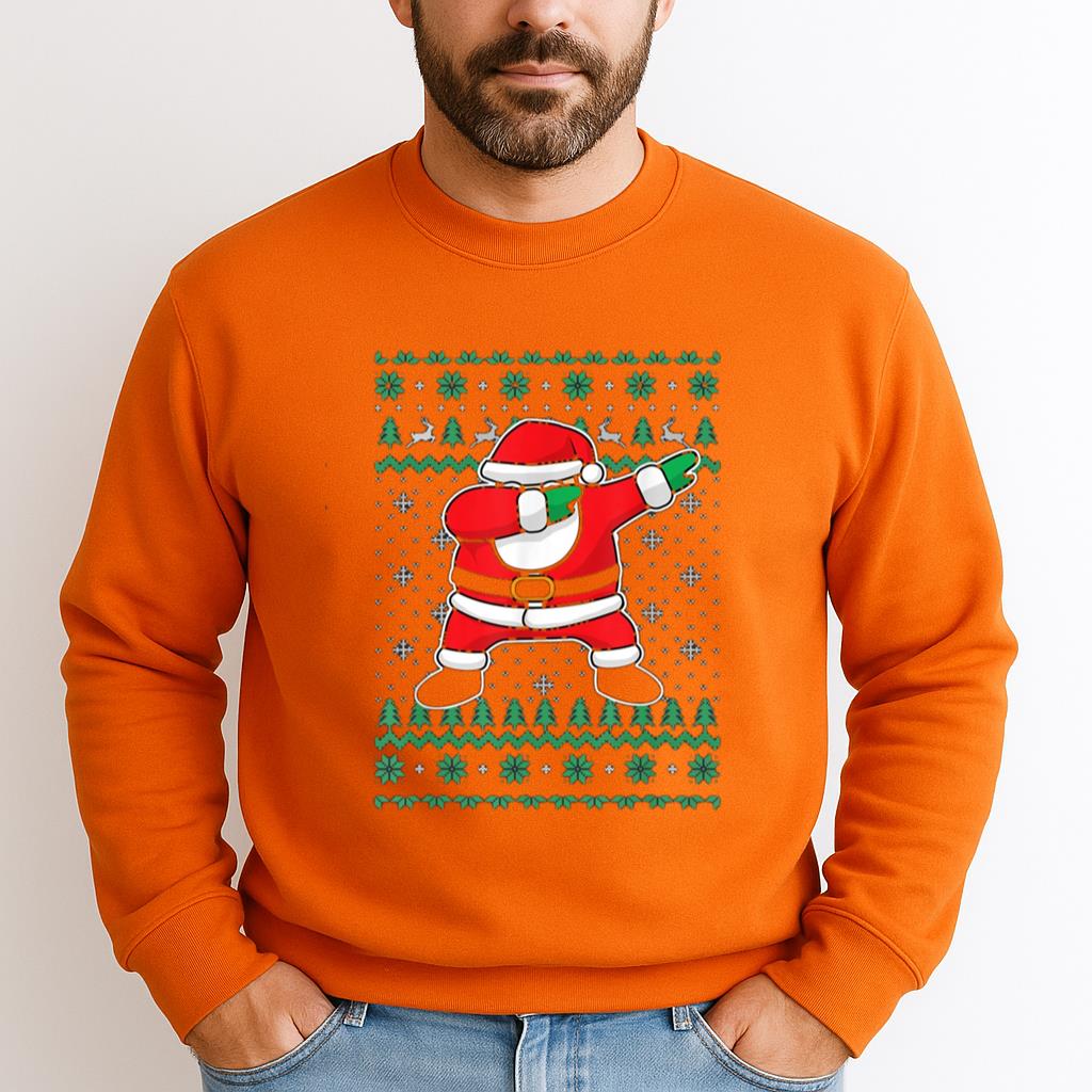 Dabbing St. Nick Claus Funny Christmas Holiday Dance Graphic - Fan ...