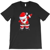 Dabbing St. Nick Claus Funny Christmas Holiday Dance Graphic T-Shirt ...
