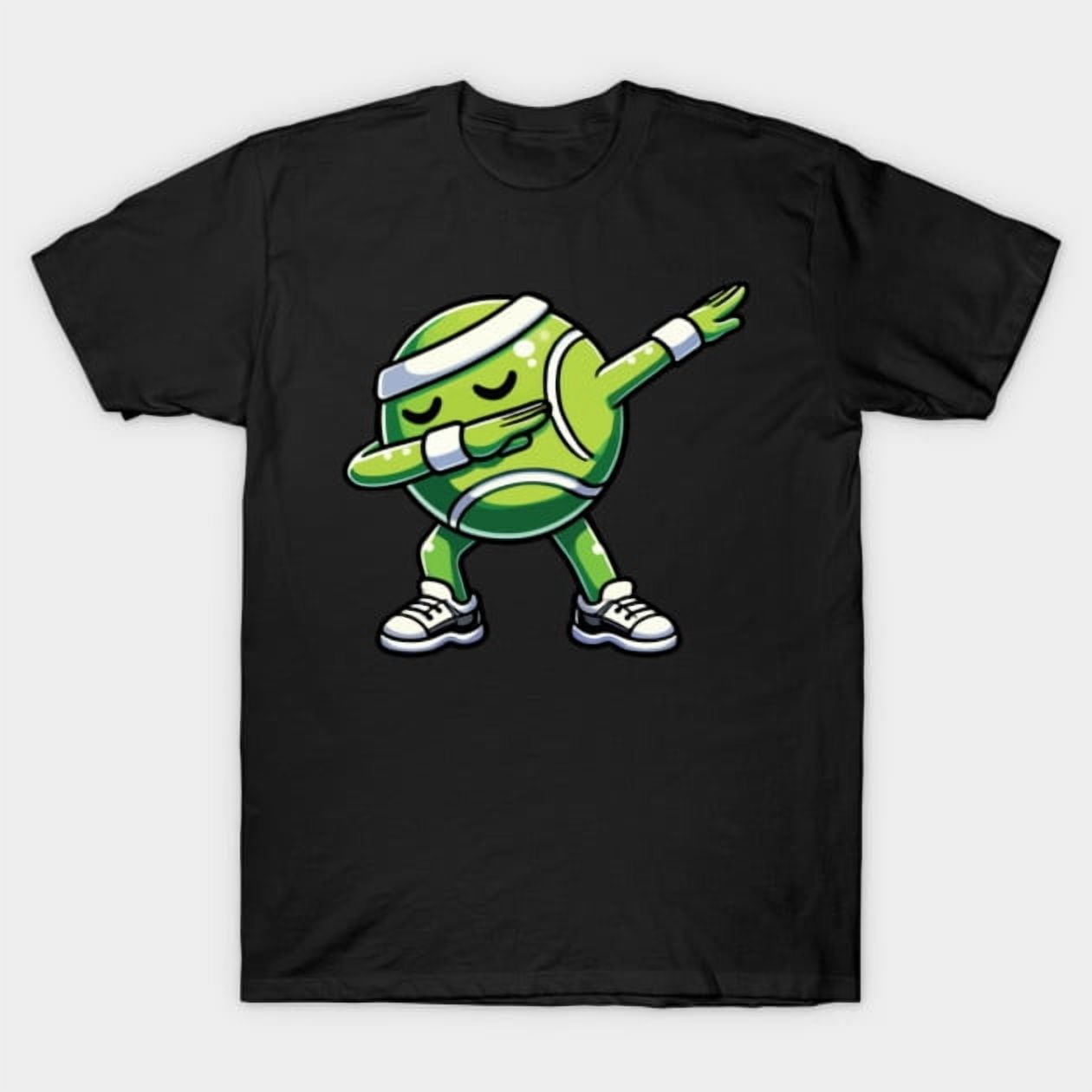 Dabbing Tennis Ball Funny Player Sport Racket Match Game Dab Dance Move ...