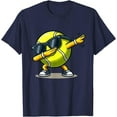 Dabbing Tennis Ball Shirt Funny Men Women Sports Player T-Shirt,Navy ...