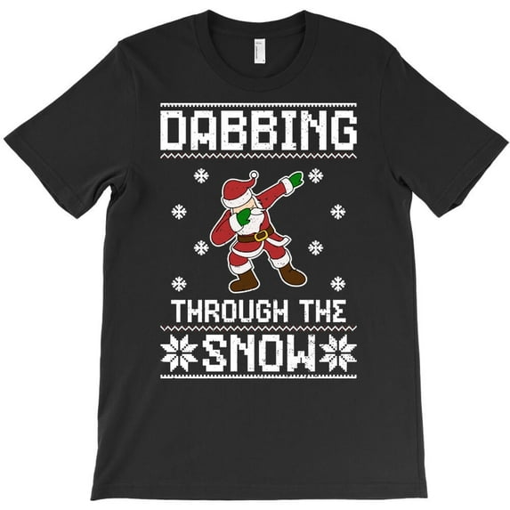 Dabbing Through The Snow Funny St. Nick Claus Christmas Holiday Dance ...