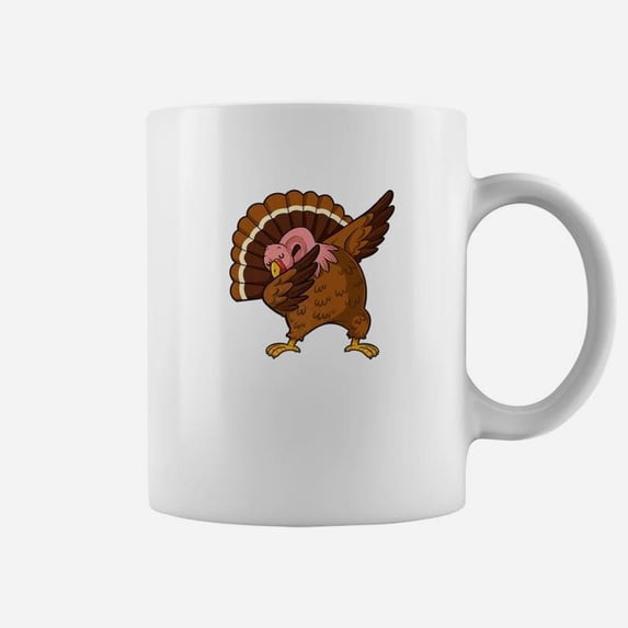 Dabbing Turkey Thanksgiving Funny Pilgrim Dab Dance Coffee M - Walmart.com