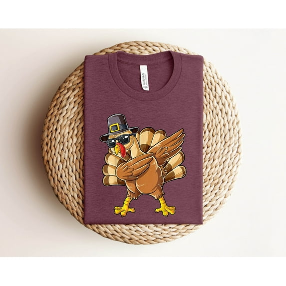 Dabbing Turkey Thanksgiving , Thanksgiving Unisex s, Turkey Hooded T ...