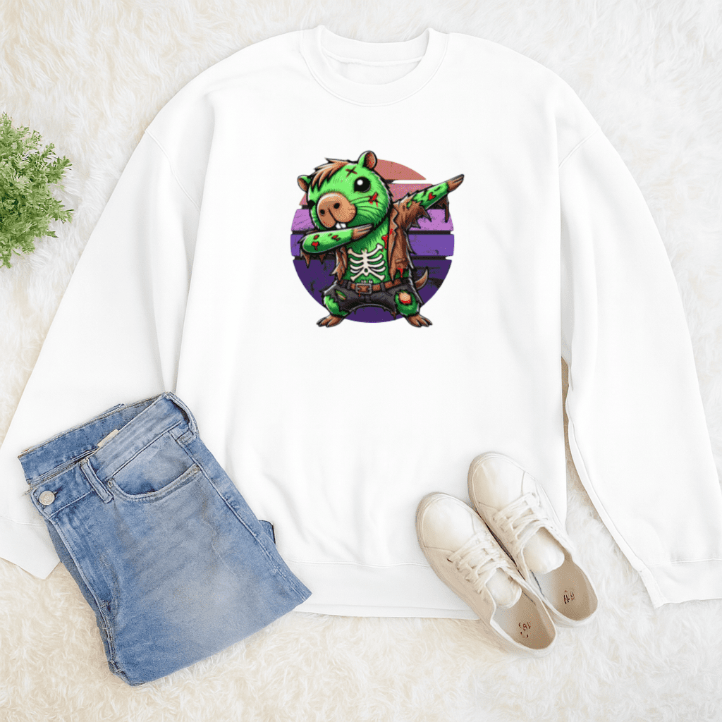 Dabbing Zombie Capybara Squad Thriller Dance Funny Party Print ...