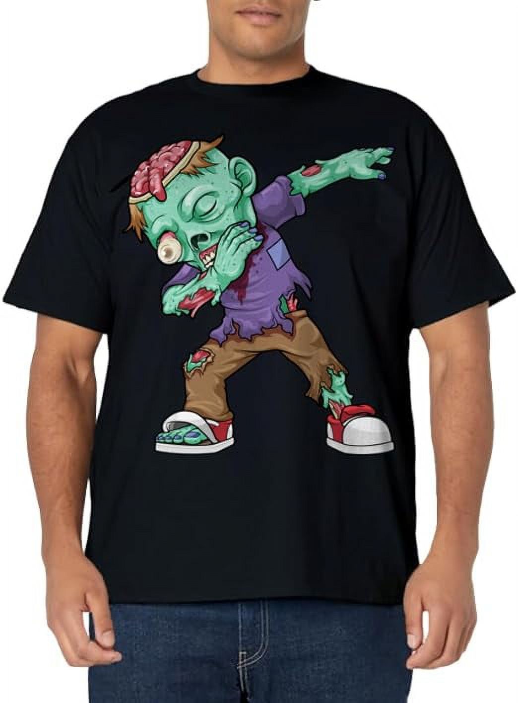 Dabbing Zombie Halloween Costume Funny Zombies Boys Kids Dab T-Shirt ...